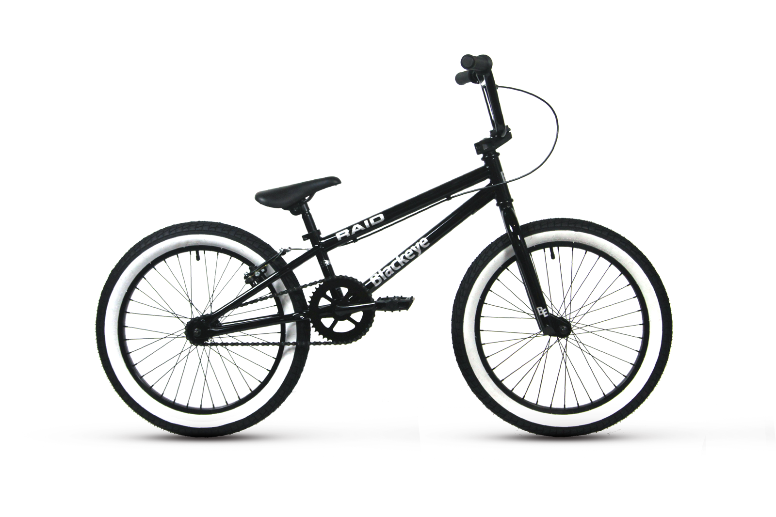 White and black bmx bike store
